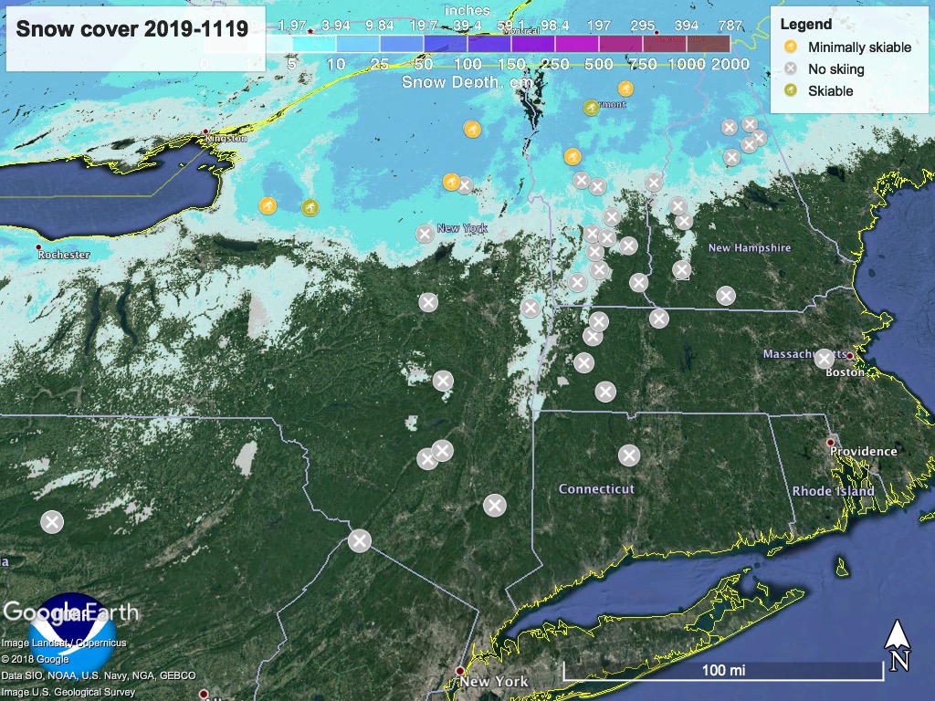 Conditions and news – Across the Snow Line