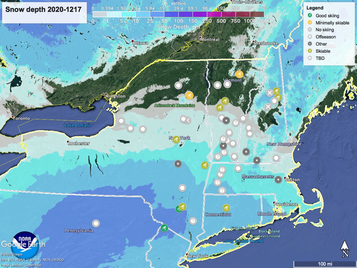 It’s on within daytrip distance – Across the Snow Line