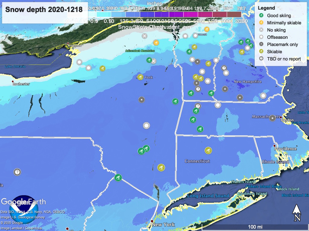Weekend and holiday week conditions forecast – Across the Snow Line