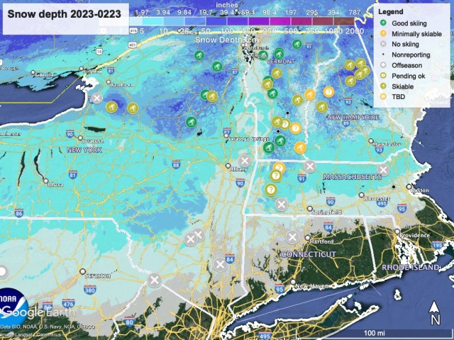 Winter returns, for now – Across the Snow Line