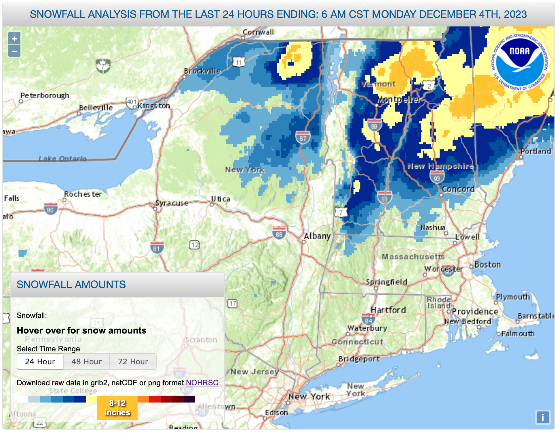 12/4 wet snow update – Across the Snow Line