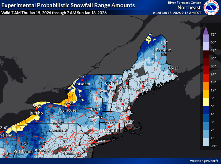 When snow is low, we go high: forecast for MLK weekend Jan. 17-19 2026 ...